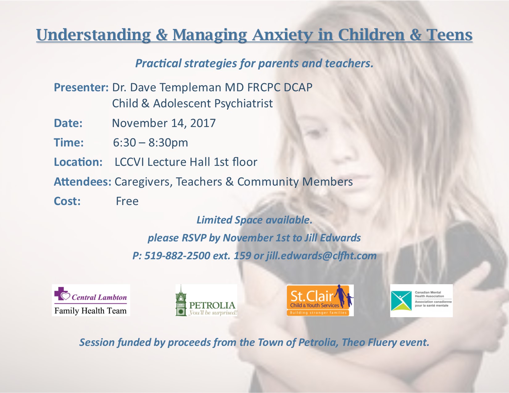 Understanding & Managing Anxiety in Children & Teens - Central Lambton ...